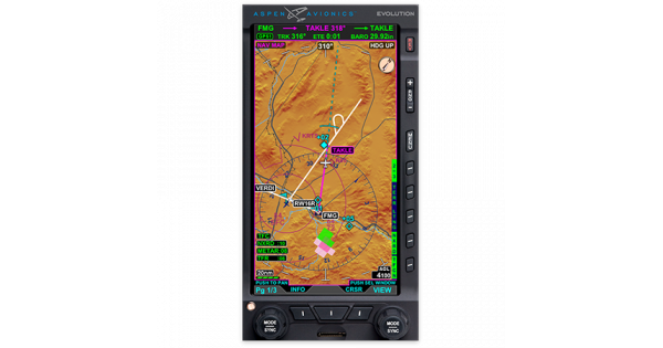 Aspen Avionics Evolution 500 MFD MAX