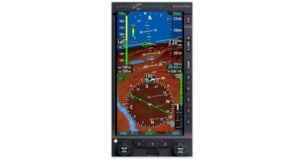 Aspen Avionics Evolution 1000 Pro Max Primary Flight Display